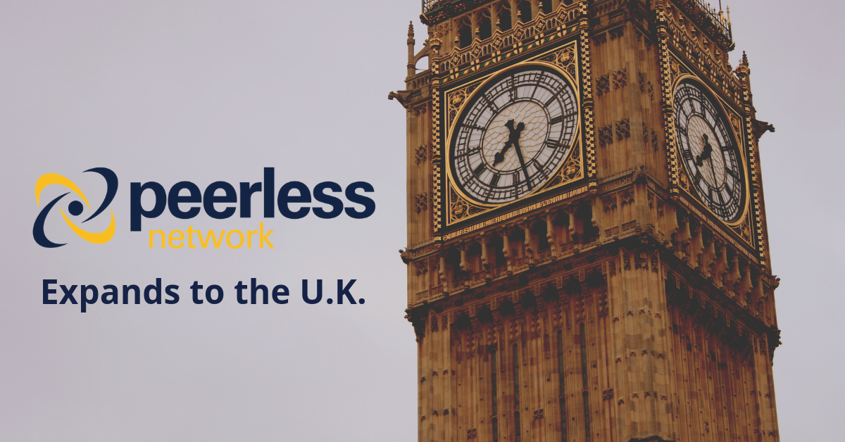 Peerless Network Expands Internationally in the U.K. - JSA
