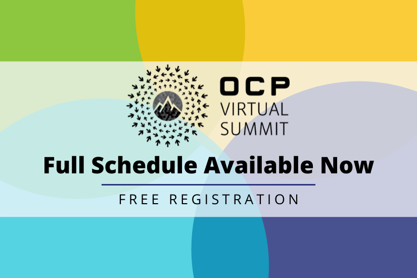 OCP Releases 2020 Virtual Summit Schedule - JSA