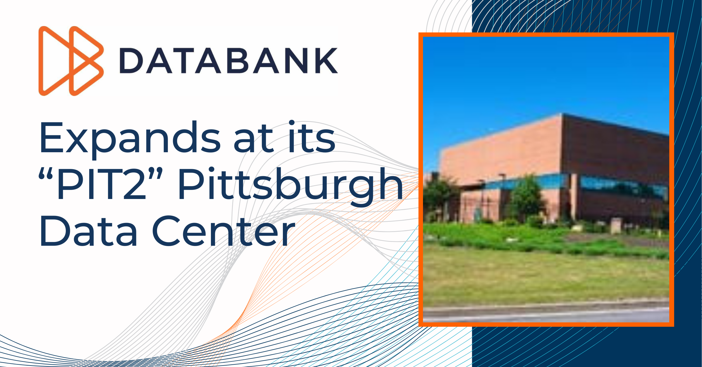DataBank Expands at its “PIT2” Pittsburgh Data Center - JSA
