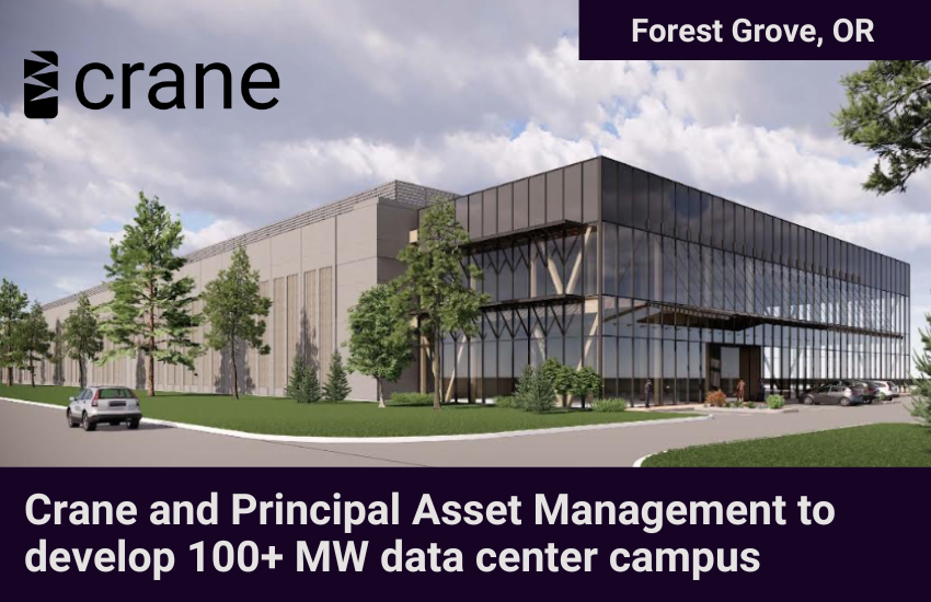 New Data Center Player: Crane Partners with Principal Asset Management ...